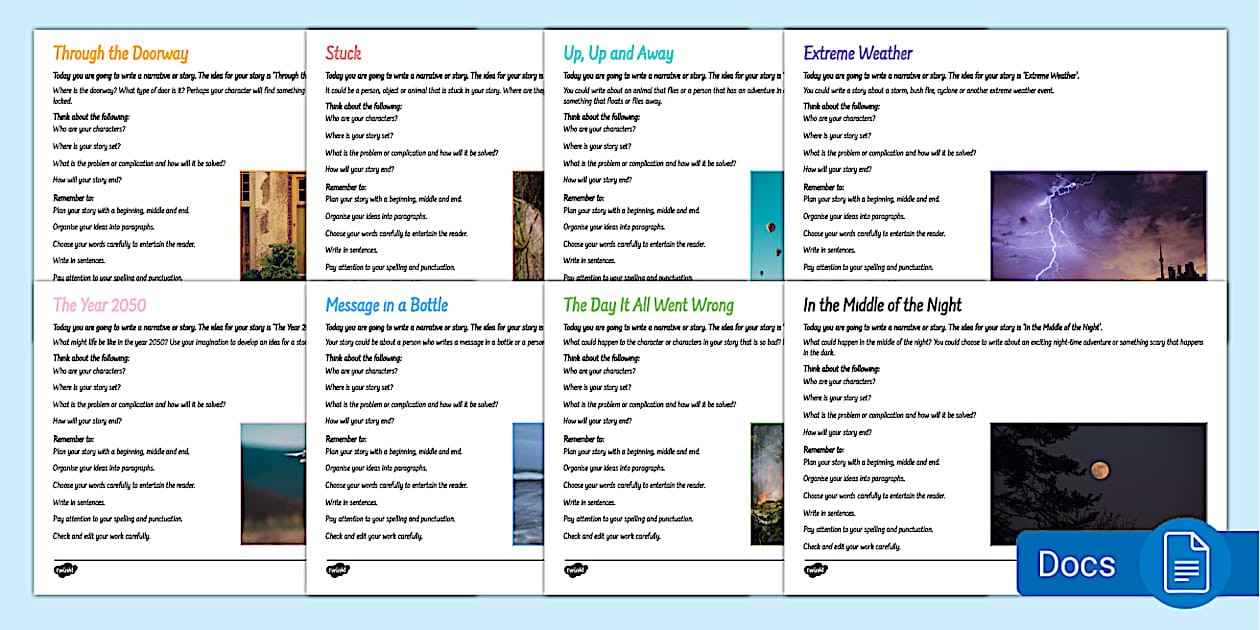 Year 5 NAPLAN Writing - Interactive Narrative Example Tests
