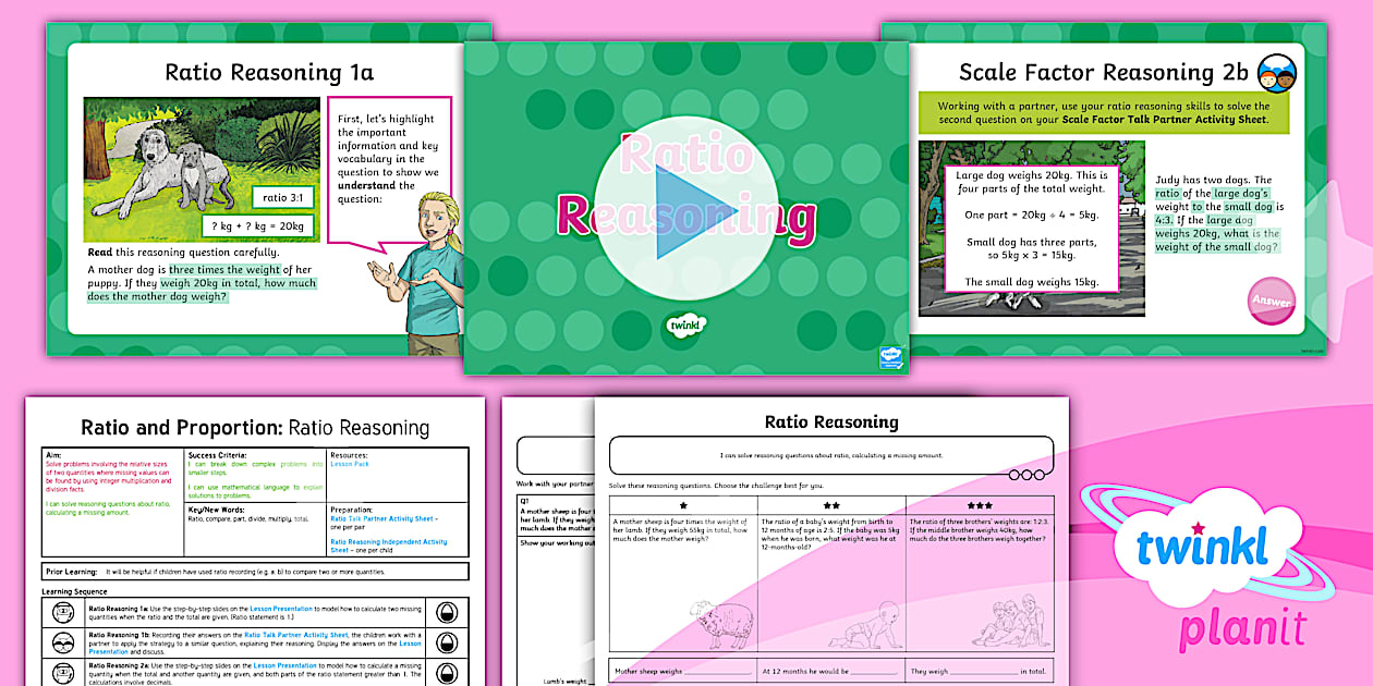 PlanIt Y6 Ratio and Proportion Lesson Pack Solving Ratio Problems (5)
