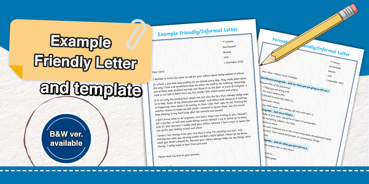 SP - English - Friendly Letter - Example & Template (CAPS Aligned)