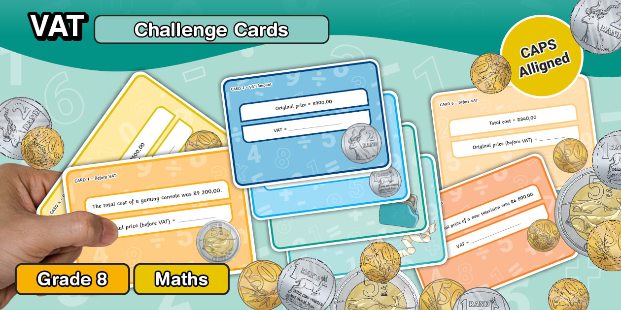 VAT Challenge Cards – Grade 8
