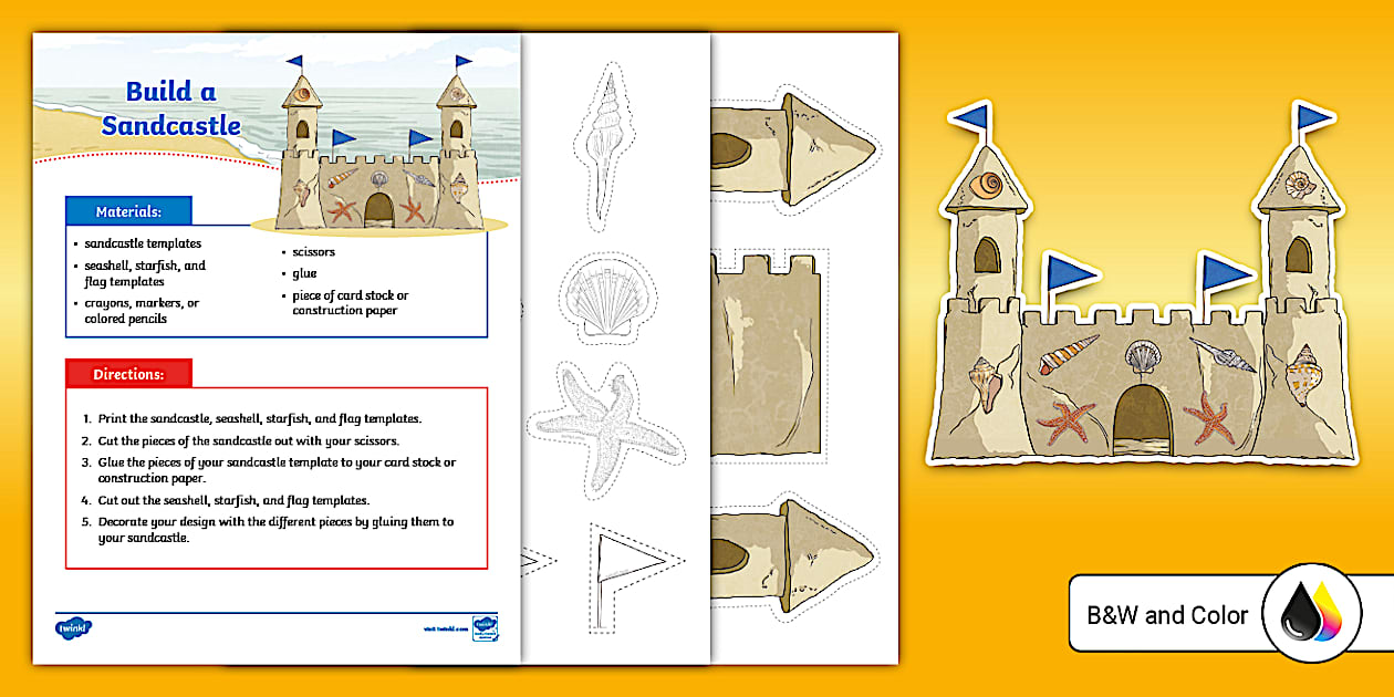 June Craft: Build a Sandcastle (ティーチャーメイド)
