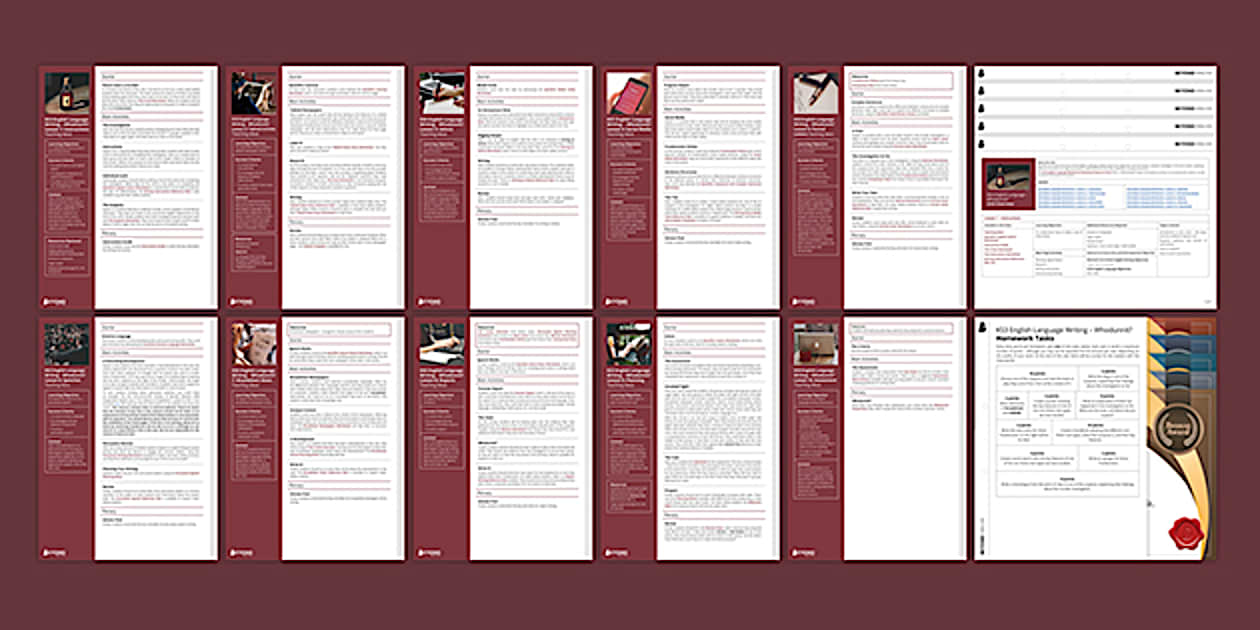 KS3 English Language: Whodunnit Whole Unit Pack - Twinkl