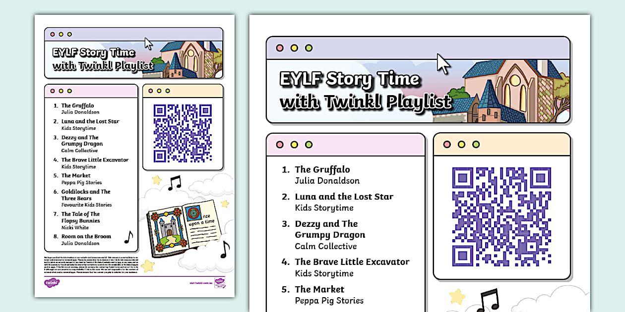 EYLF Story Time with Twinkl Playlist (teacher made) - Twinkl