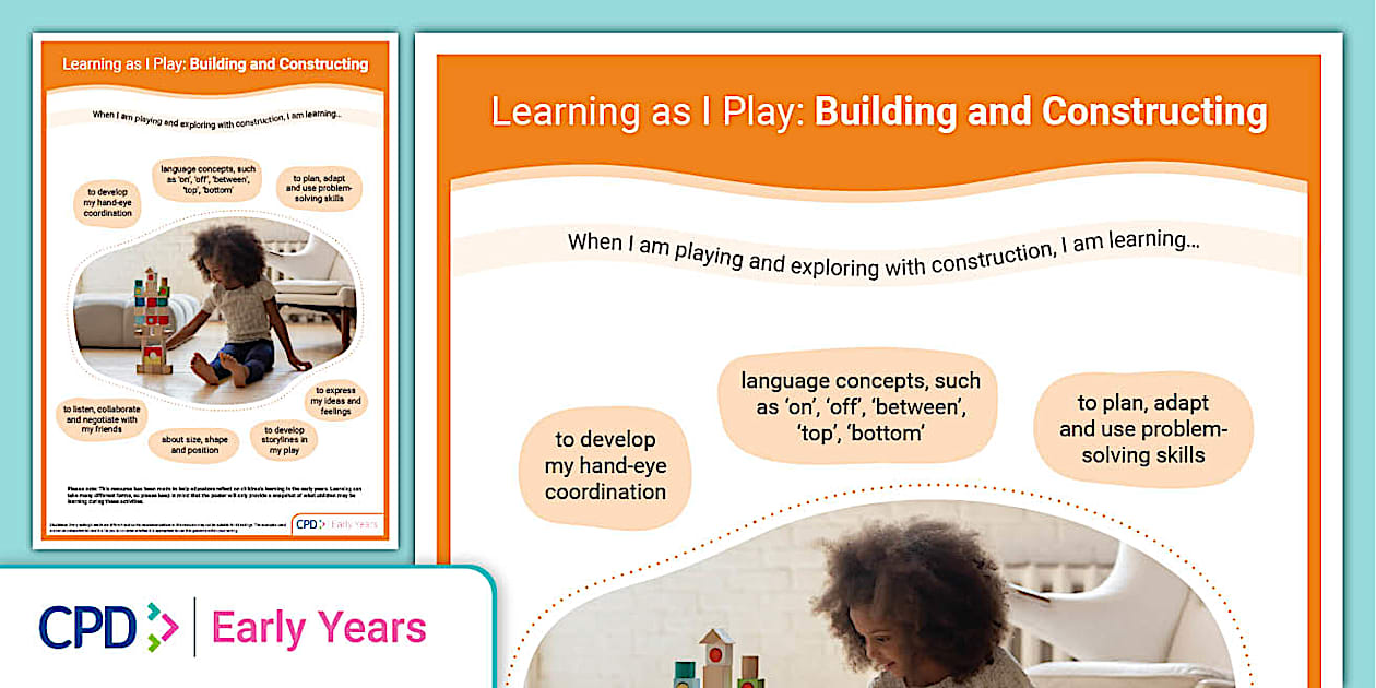 Learning as I Play: Building and Constructing | CPD| Twinkl