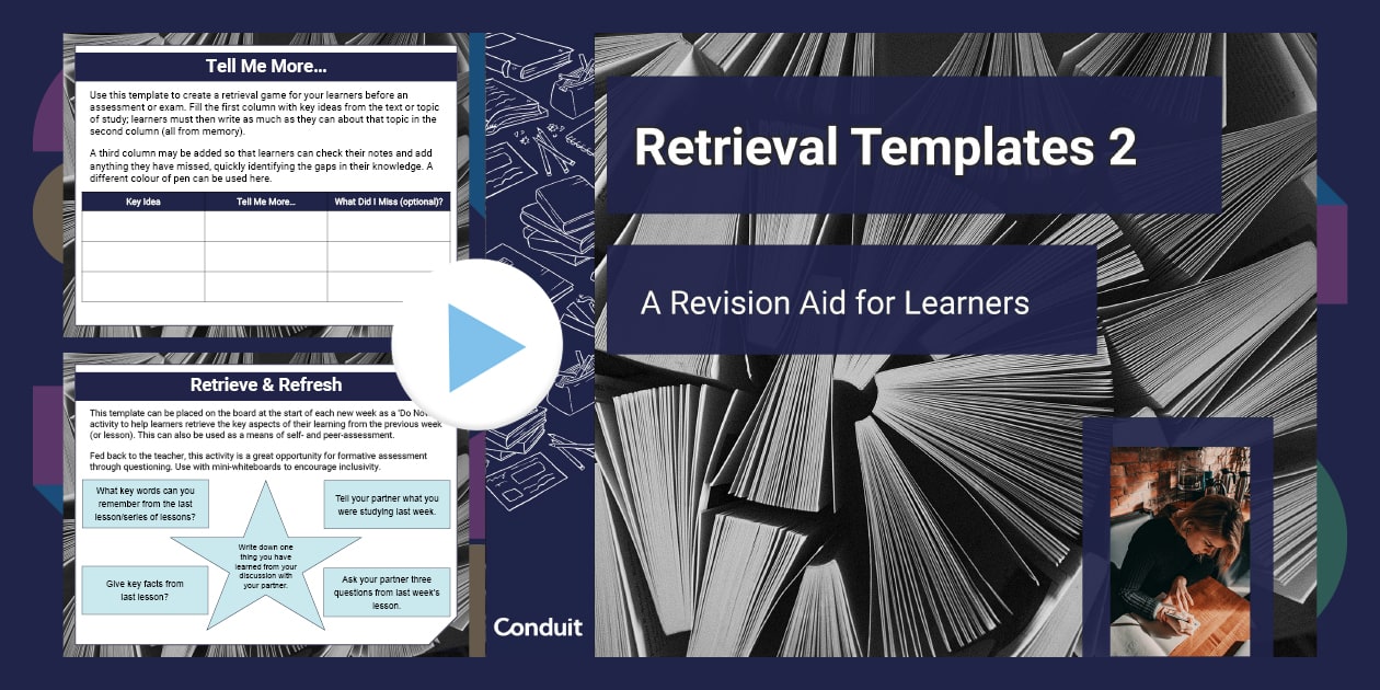 Retrieval Templates 2 (teacher made) - Twinkl