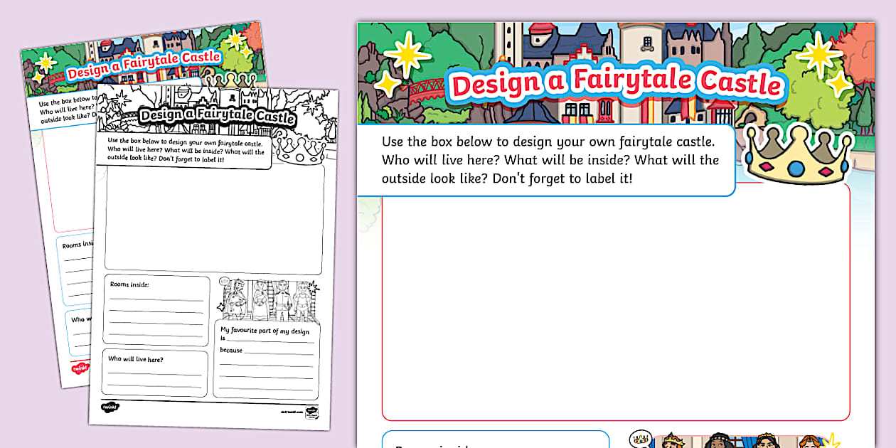 Design a Fairytale Castle Worksheet
