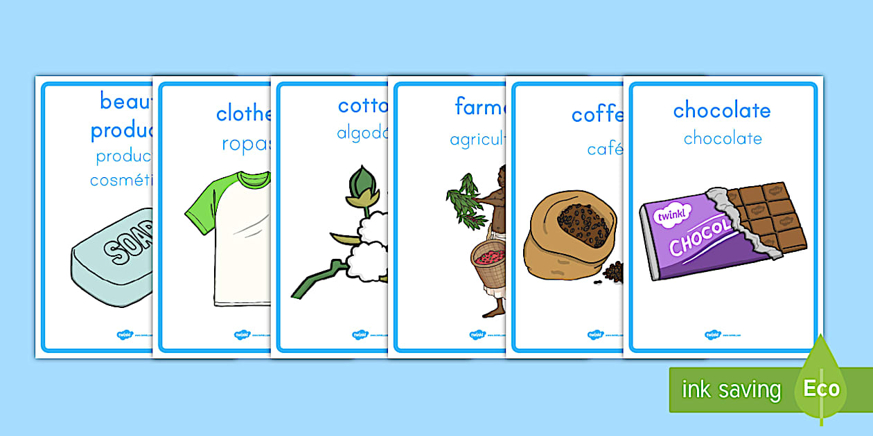 Fairtrade Display Posters English/Spanish | Twinkl USA