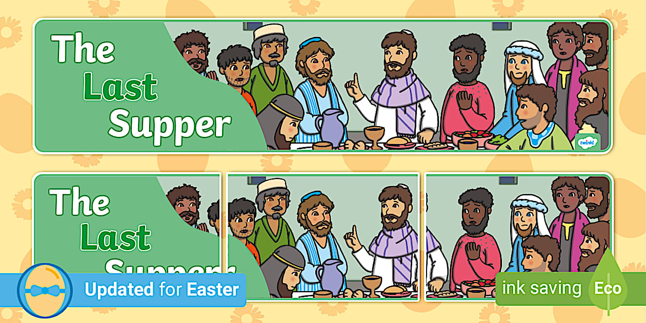 The Last Supper Display Banner (Teacher-Made) - Twinkl