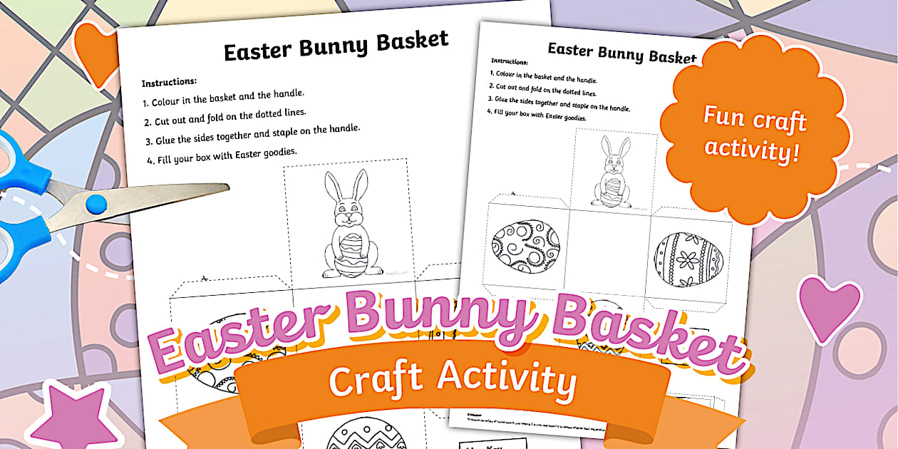 Easter Bunny Basket | Easter Crafts | Twinkl