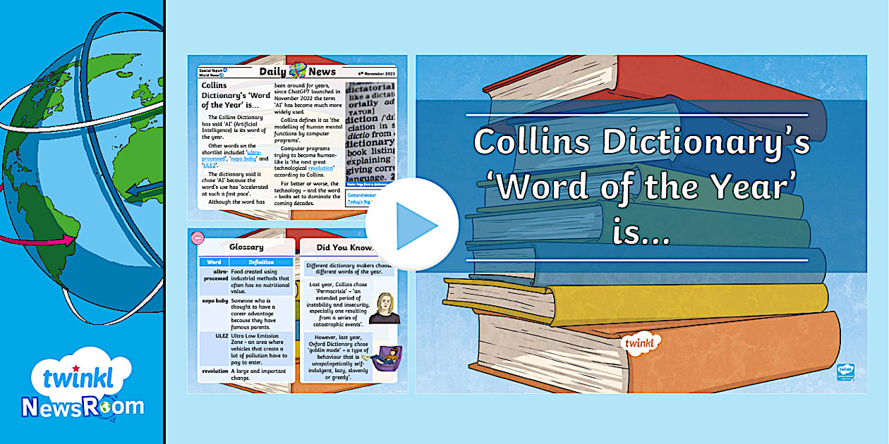 Collins Dictionary Reveals its ‘Word of the Year’ | Twinkl Resources/Twinkl