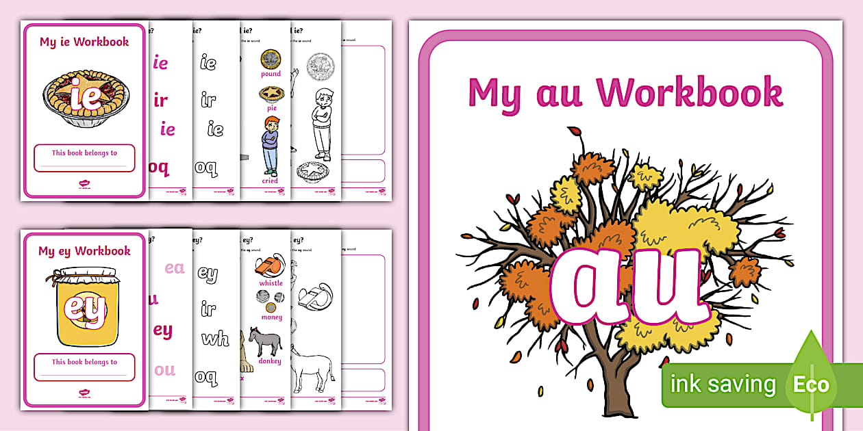 Phase 5 Grapheme Workbook Resource Pack - Twinkl