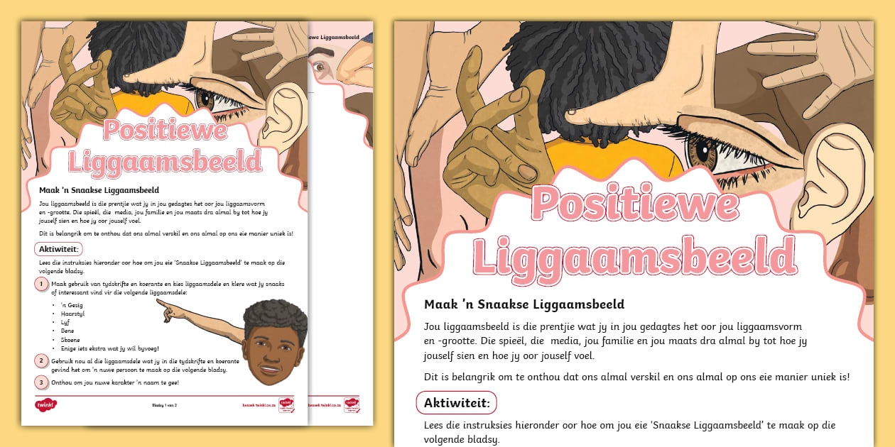 Positiewe Liggaamsbeeld: Maak 'n Snaakse Liggaamsbeeld