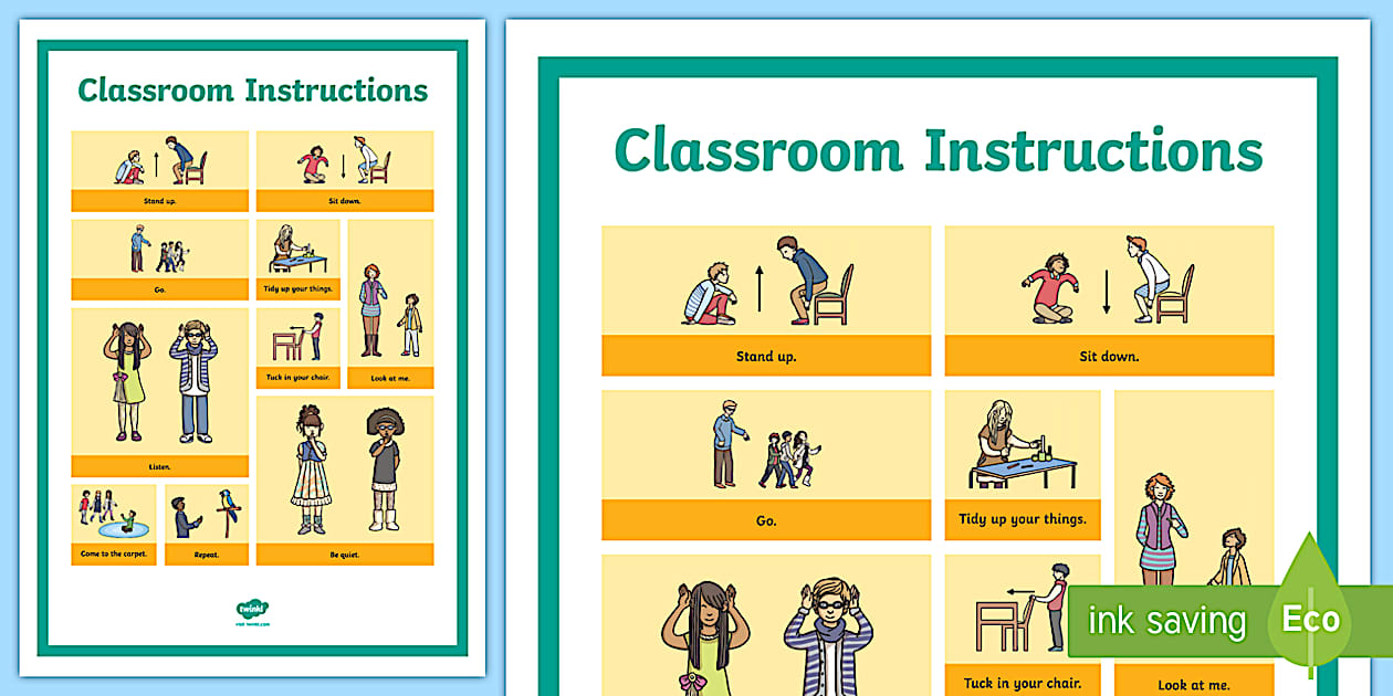 Editable Classroom Instruction Word Grid - Twinkl