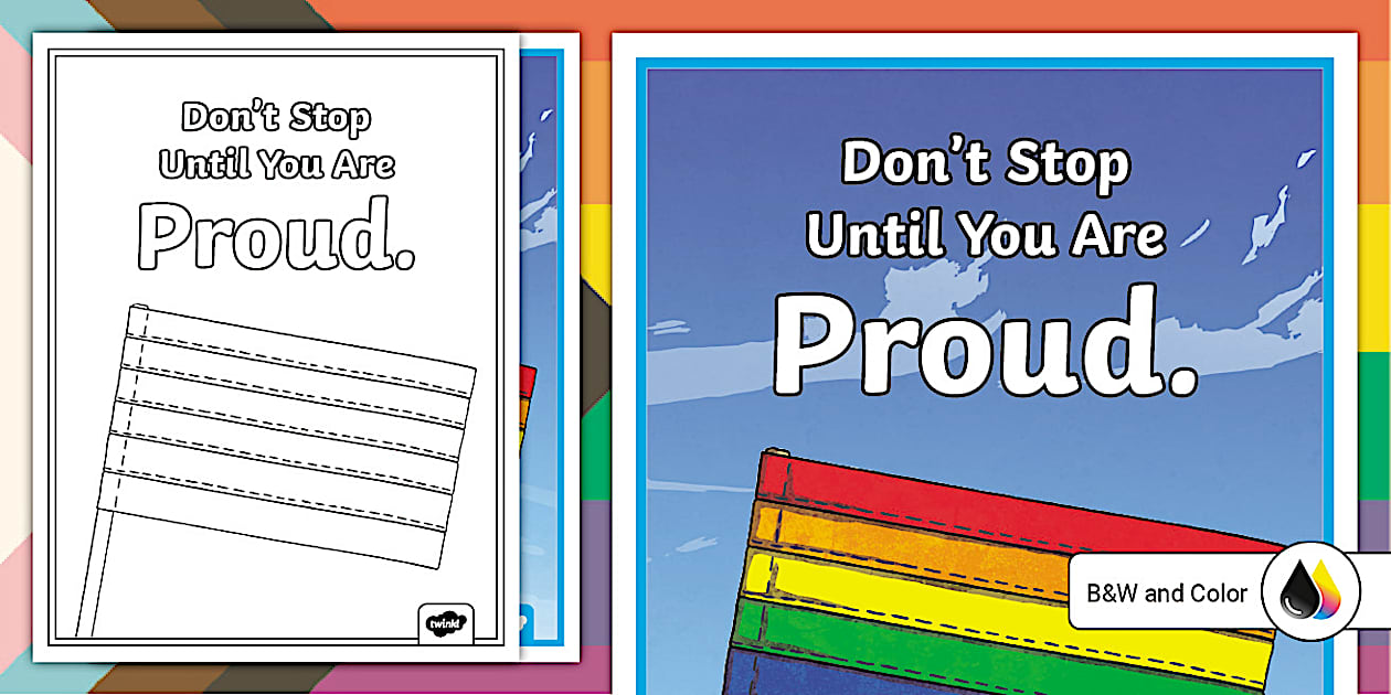 Inspirational Pride Poster | Celebrating Pride | Twinkl USA