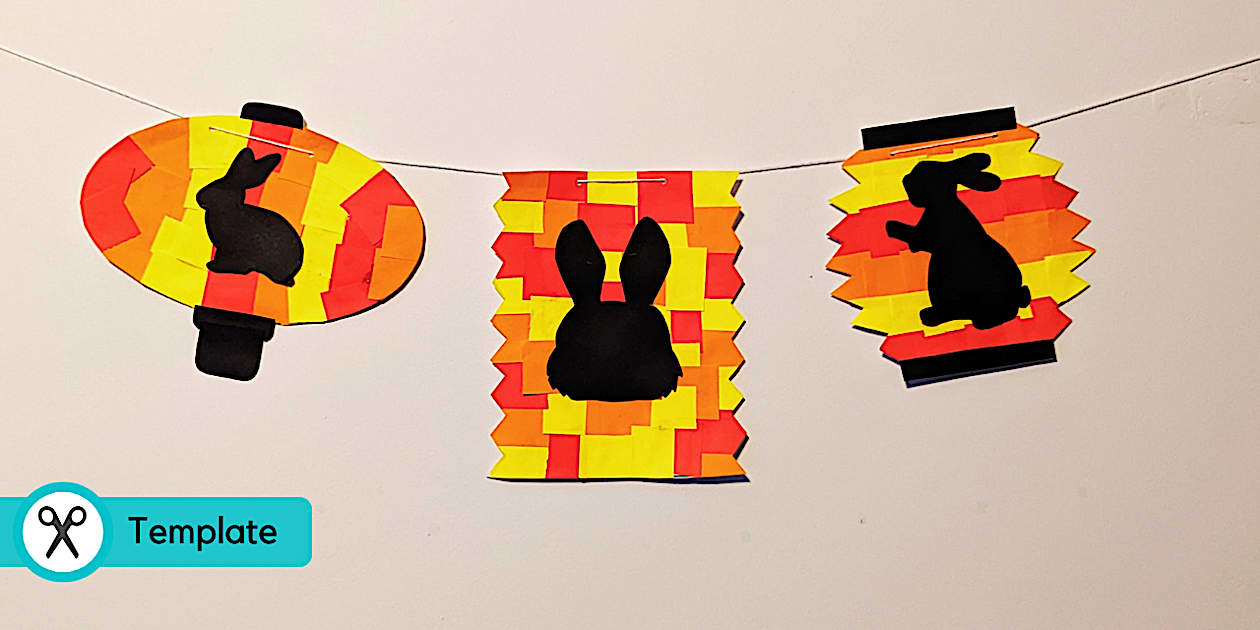 Celebrate the Lunar New Year with this rabbit lantern craft