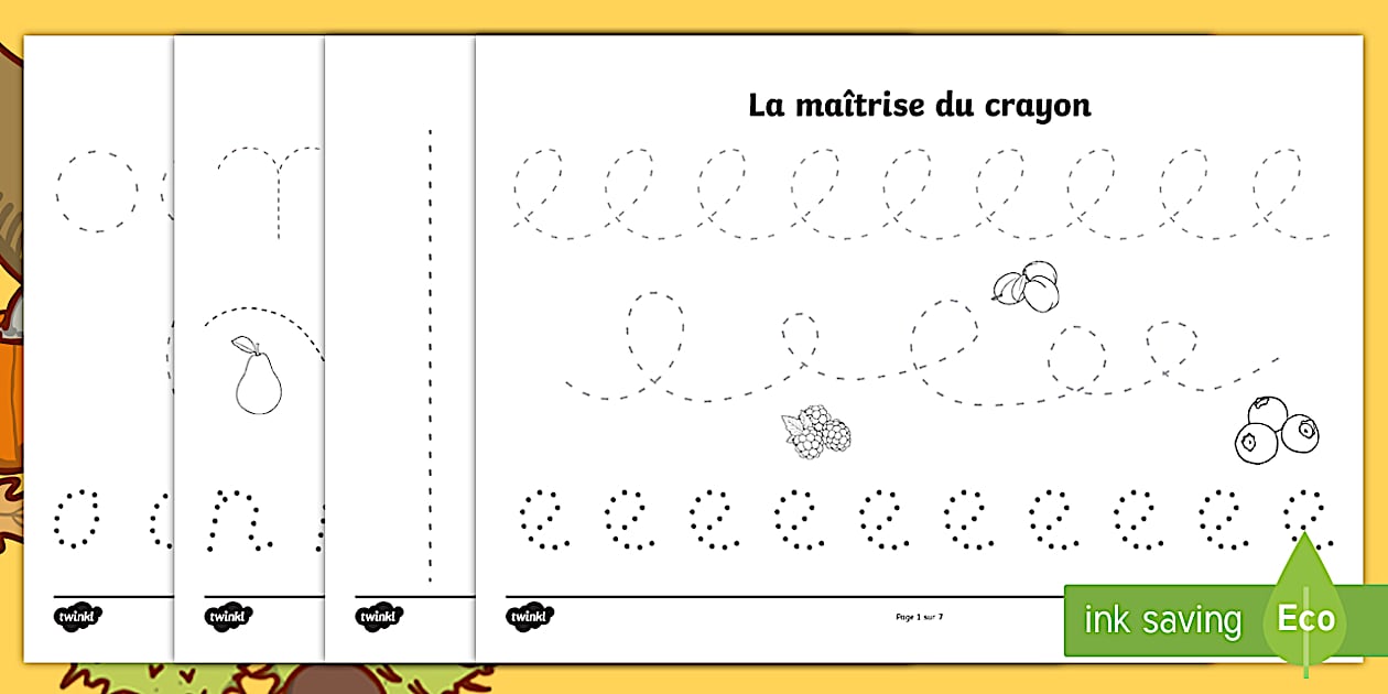 Graphisme pour maternelle à imprimer (teacher made)