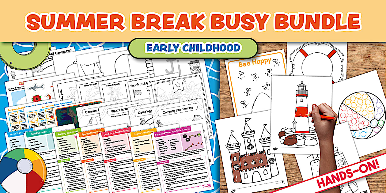 Summer Break Busy Bundle for Early Childhood - Twinkl