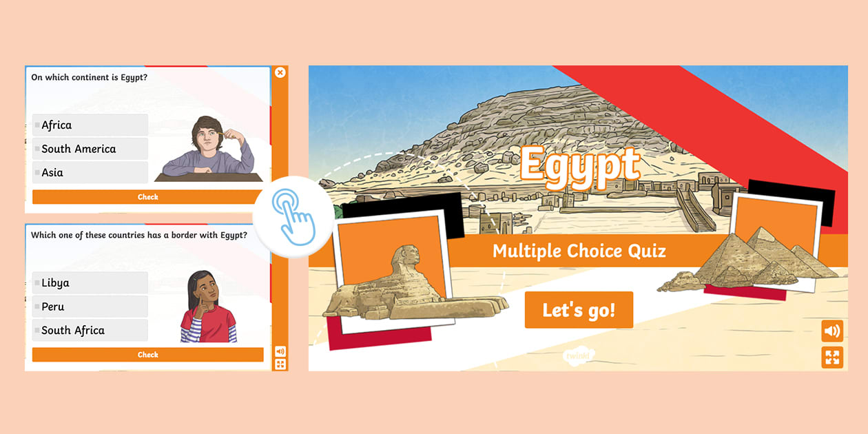 KS2 Egypt Interactive Quiz - Geography - Twinkl