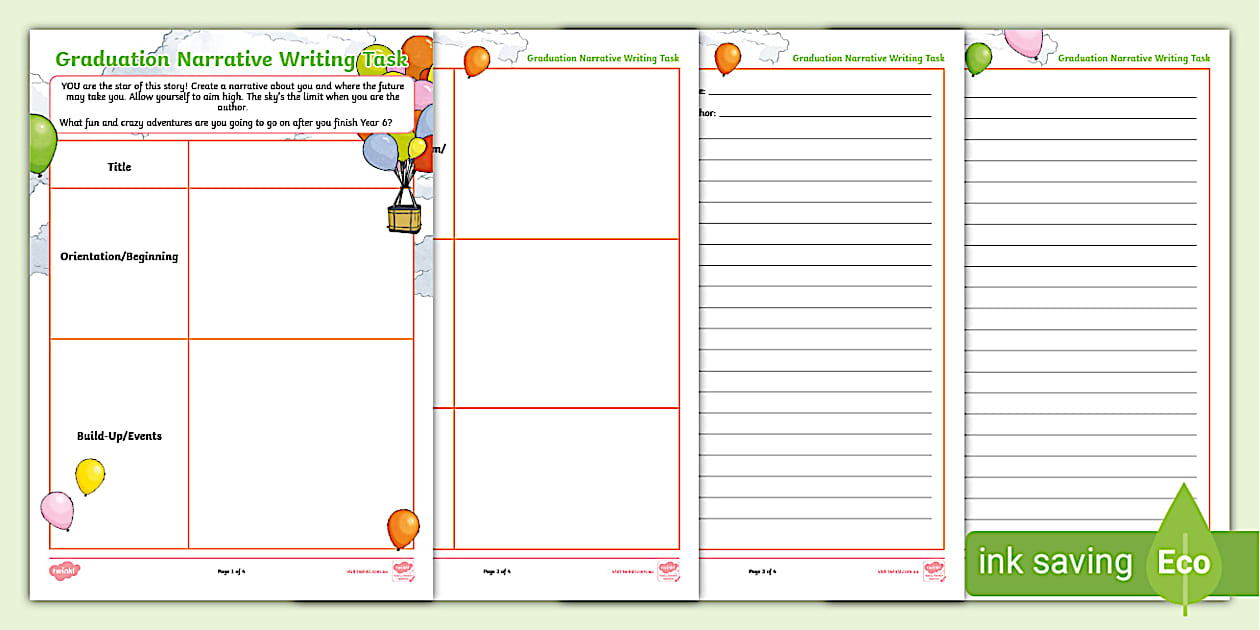 Narrative Writing Worksheets Year 6 PDF | English Resources