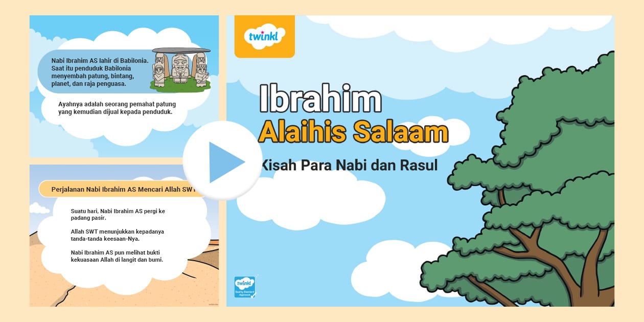 PowerPoint Kisah Nabi Ibrahim AS (Hecho por educadores)