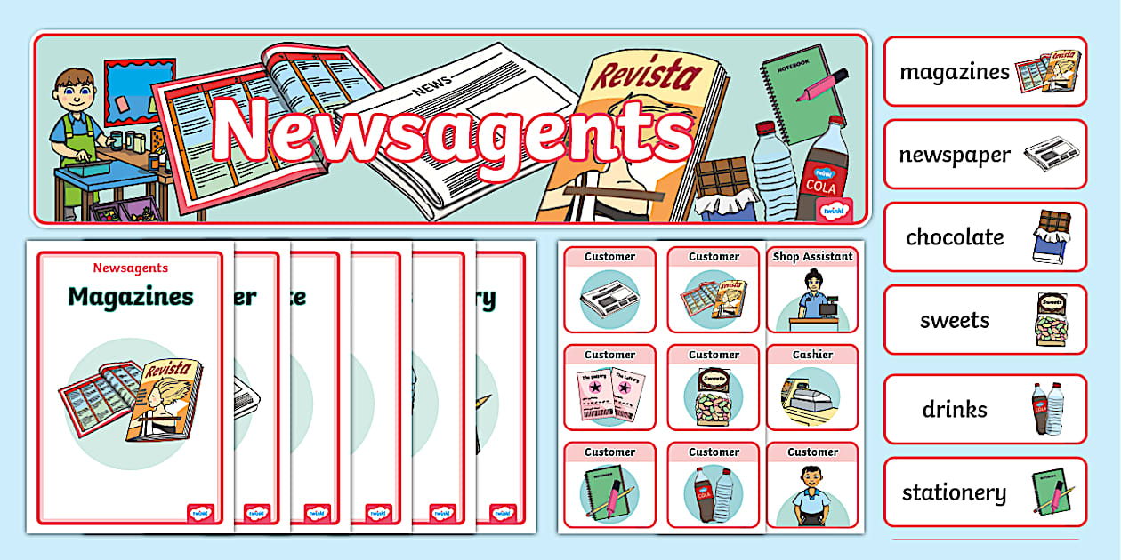 News Agents Role Play Pack-news agents, role play, pack, role play pack ...