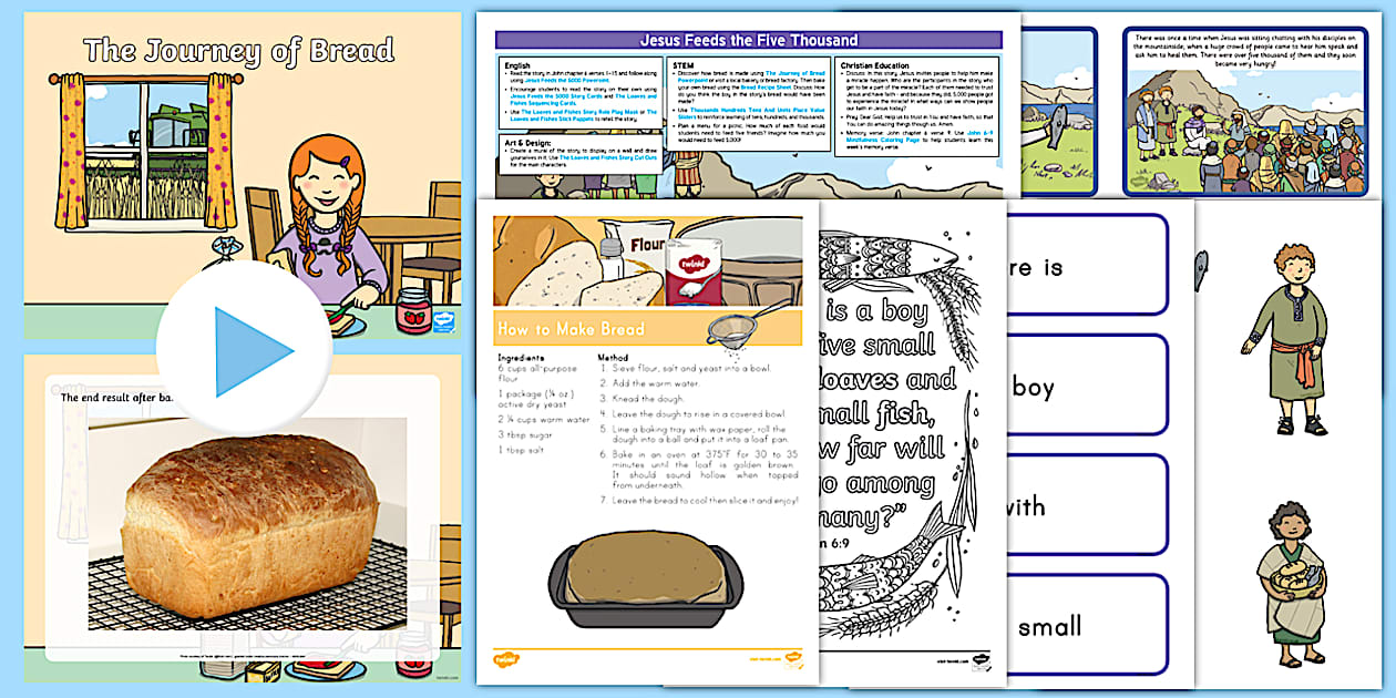 Jesus Feeds the Five Thousand Activity Pack | Twinkl USA