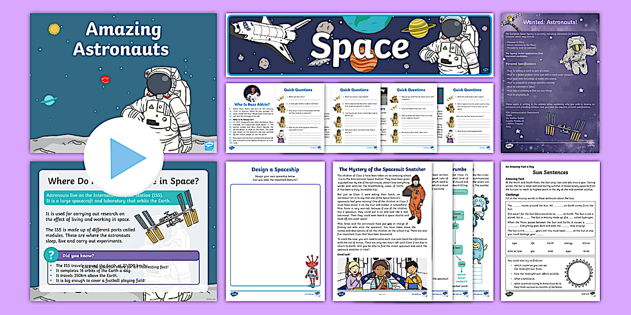 KS1 Space Day Resource Pack (teacher made) - Twinkl
