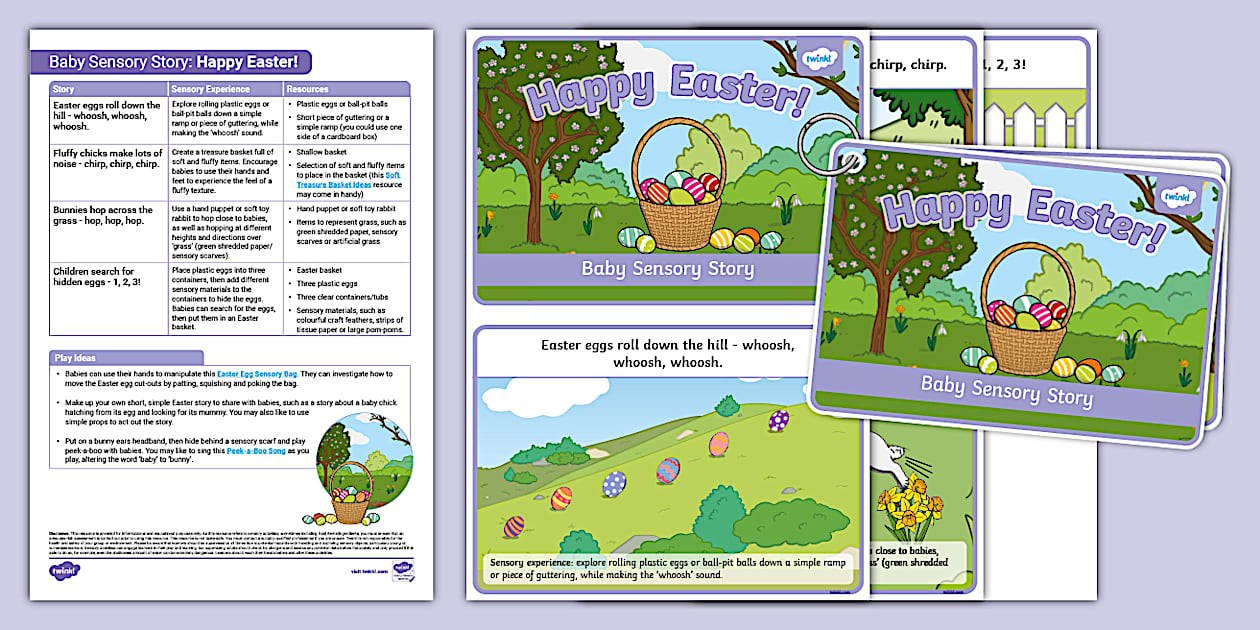 Baby Sensory Story: Happy Easter! | Twinkl