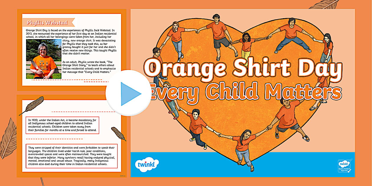 FREE Orange Shirt Day PowerPoint - Grades 4 to 6