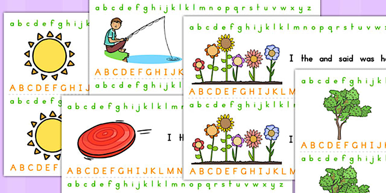 Spring Alphabet Strip (professor feito) - Twinkl