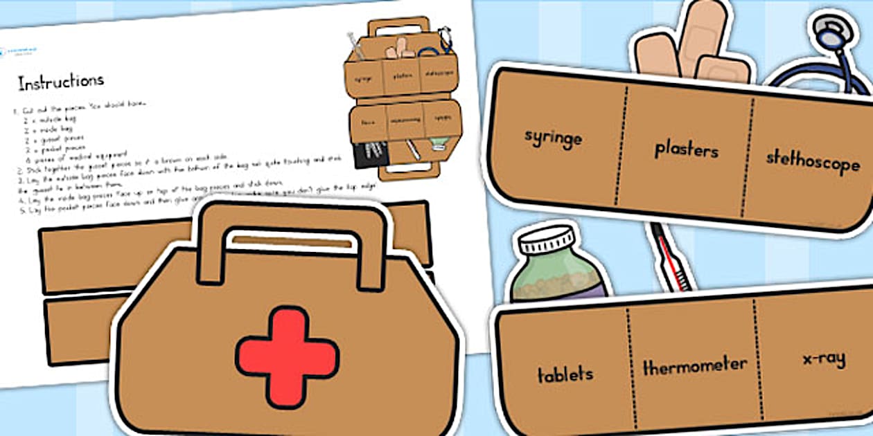 Doctors' Surgery Doctor's Bag (teacher made) - Twinkl