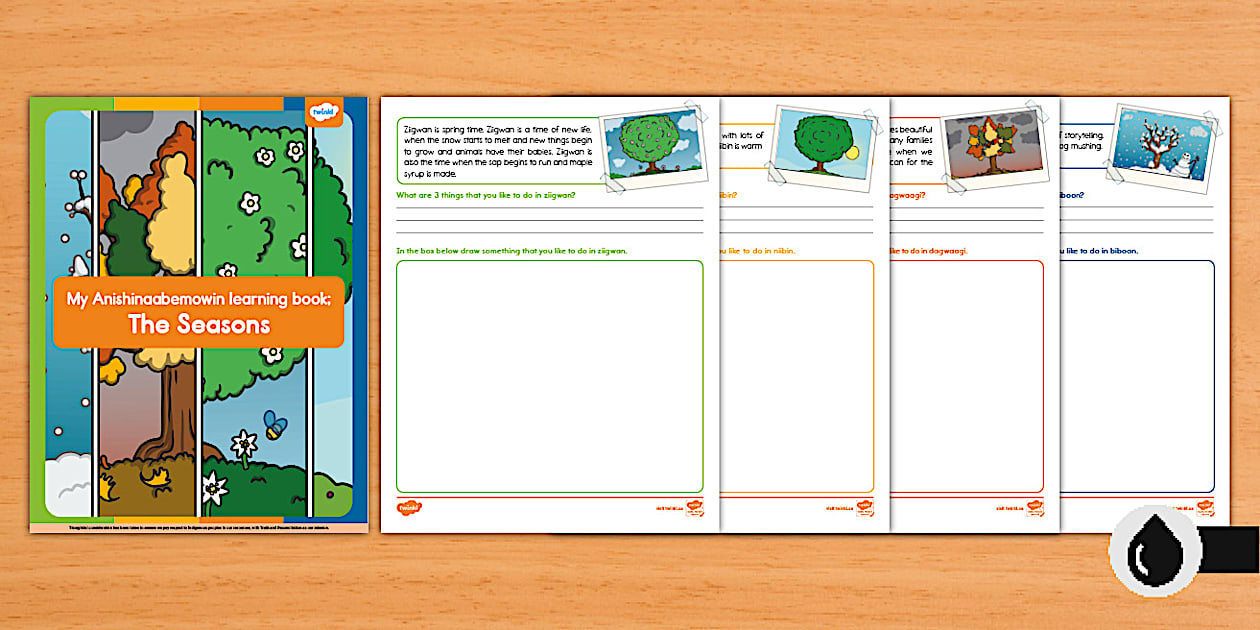 Language Learning Seasons Anishinaabemowin - Twinkl