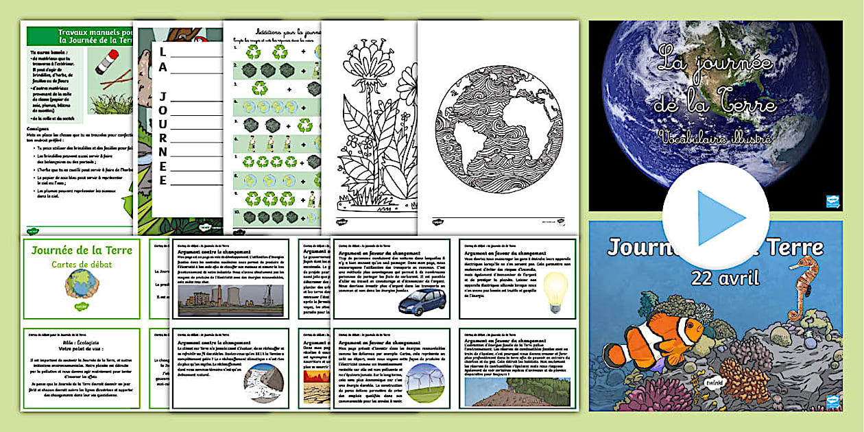 Pack de ressources : La Journée de la Terre