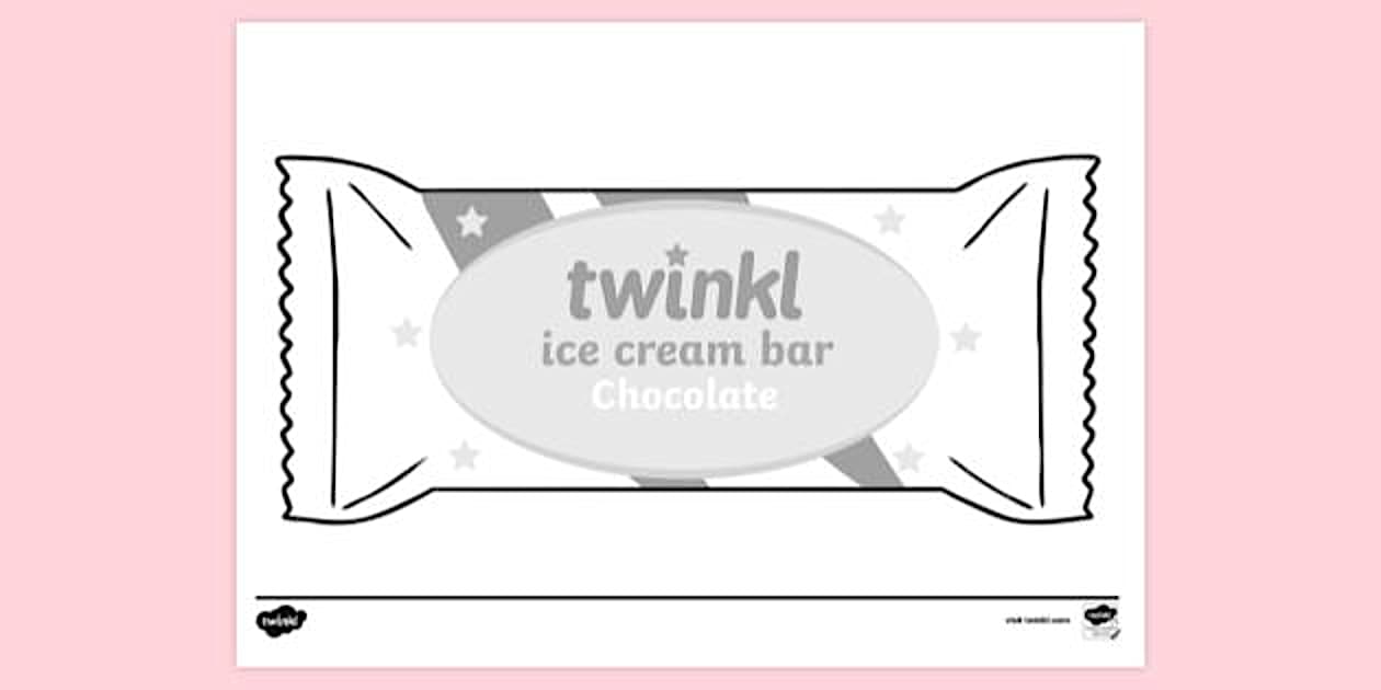 Ice Cream Bar Colouring | Colouring Sheets (teacher made)