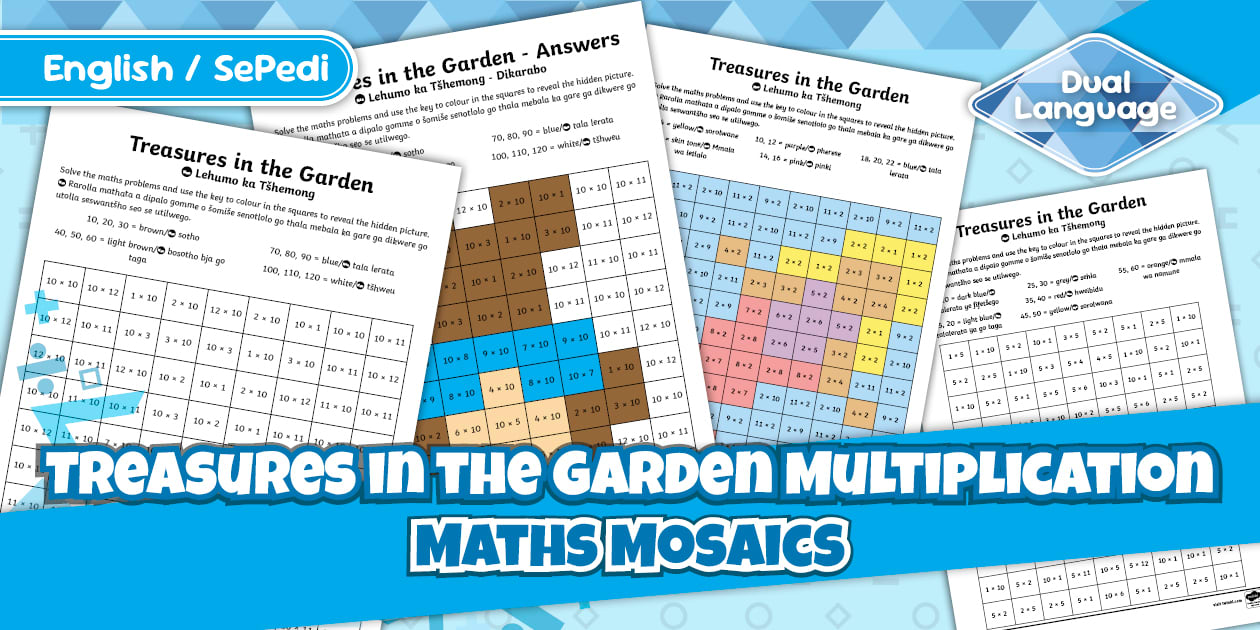 Grade 4 Maths Treasures in the Garden Multiplication Sepedi