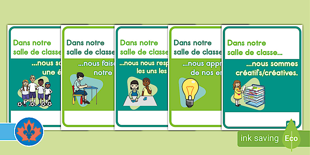 FREE In Our Classroom... Behaviour and Expectations Posters French