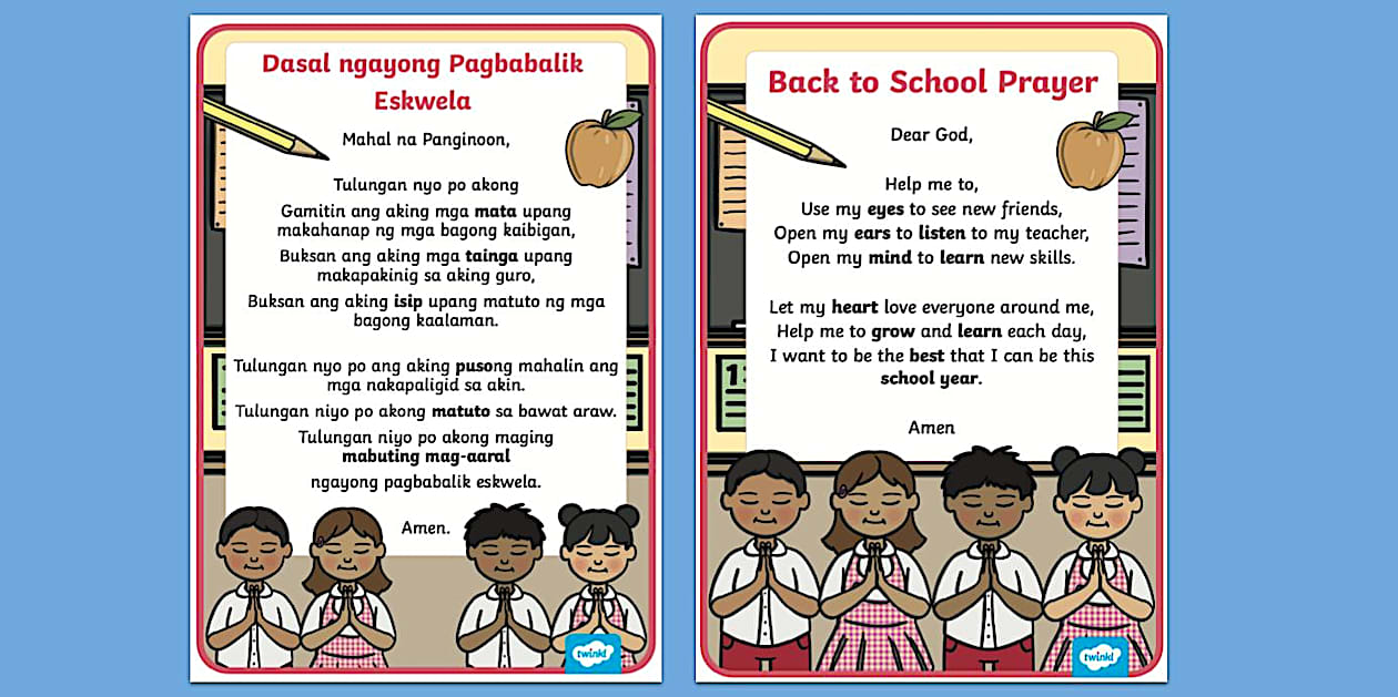 Back-to-School Prayer for Students and Teachers | Twinkl PH