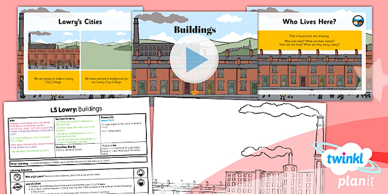 Artists Who Paint Cities | Lowry Buildings Lesson | KS1 Art