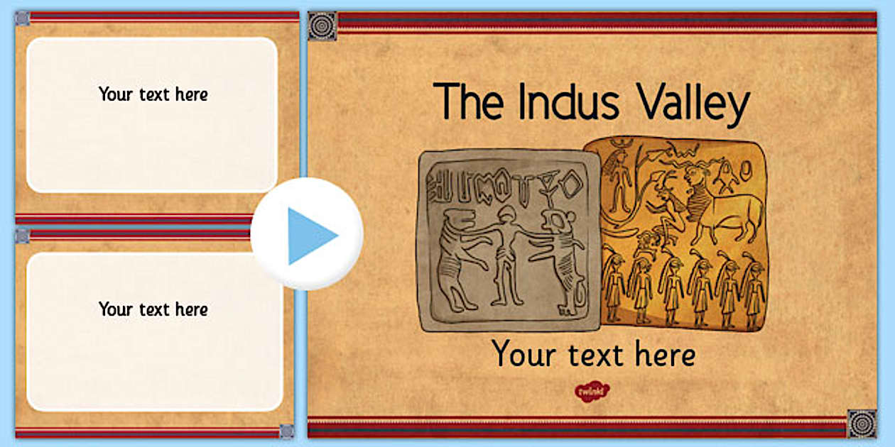 The Indus Valley Themed PowerPoint Template - Twinkl