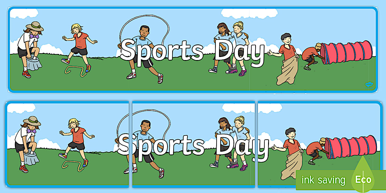 Sports Day Display Banner (teacher made) - Twinkl