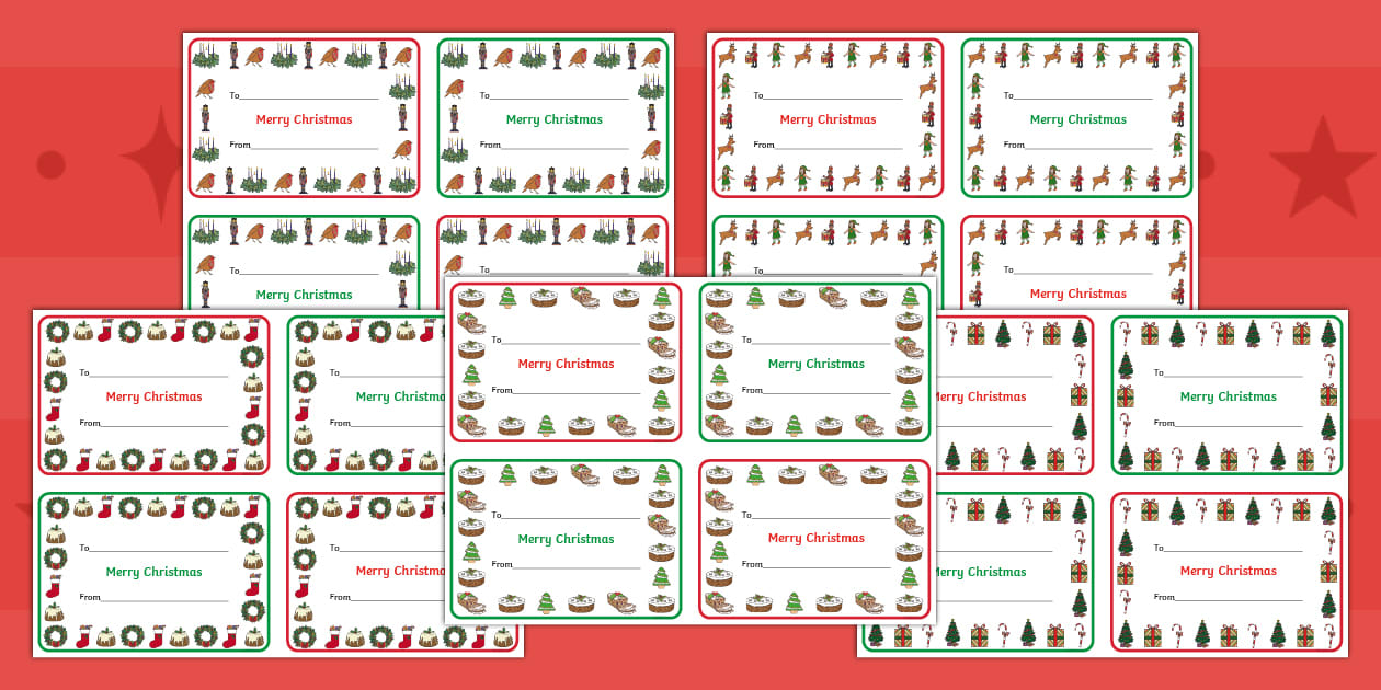 Merry Christmas Card Inserts (teacher made) - Twinkl