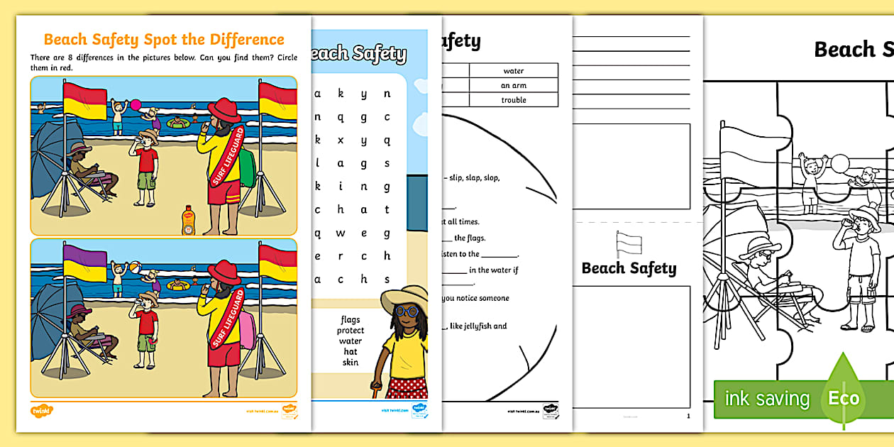 Beach Safety Resource Pack (teacher made) - Twinkl