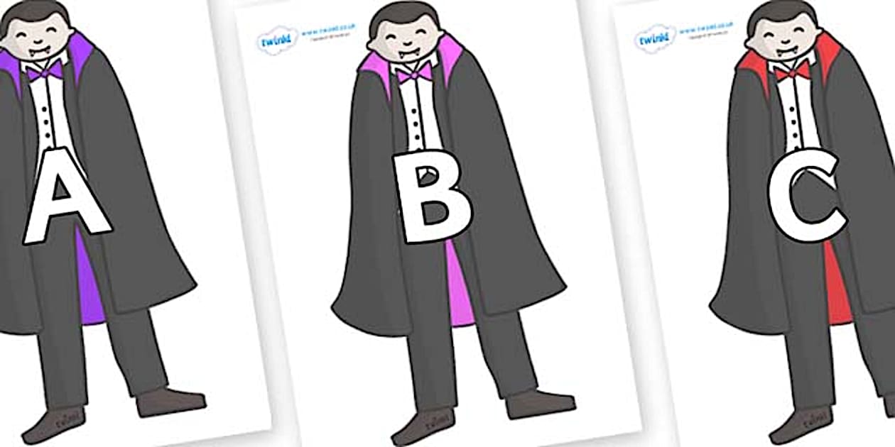 A-Z Alphabet on Vampires (teacher made) - Twinkl