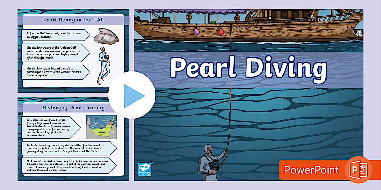 Pearl Diving PowerPoint (teacher made) - Twinkl