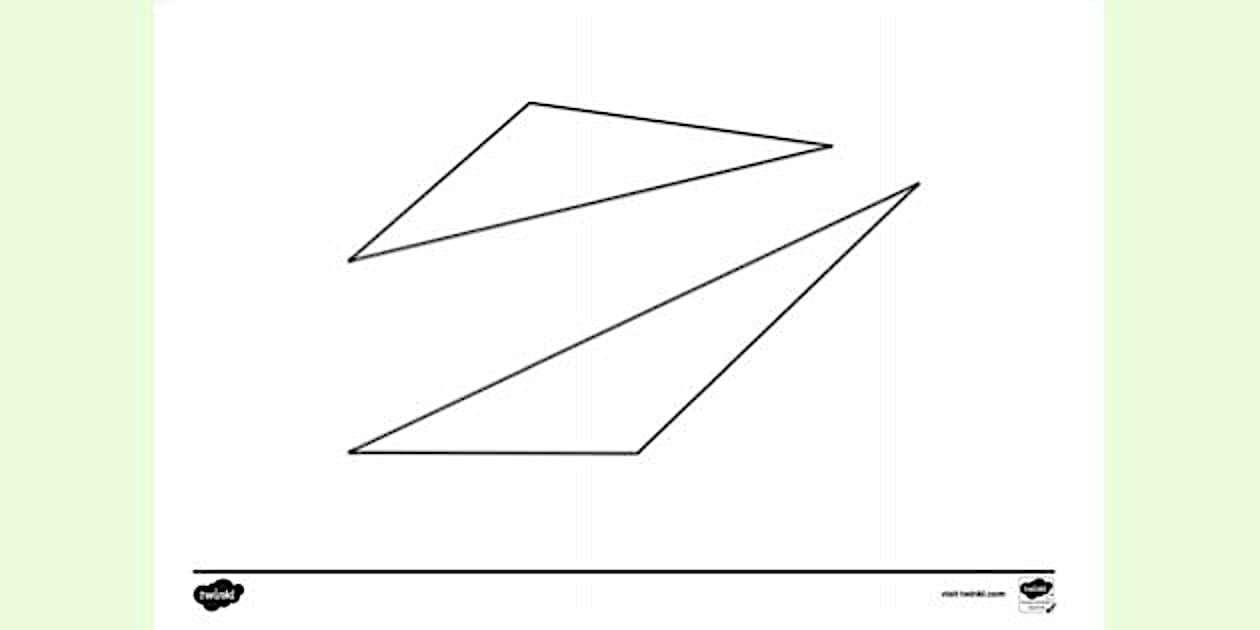 Triangle Angles Colouring Sheet (Hecho por educadores)