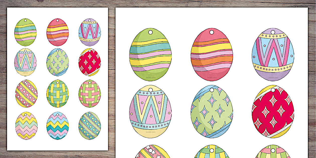 Easter Decorations Ornaments |Party Resources | Twinkl