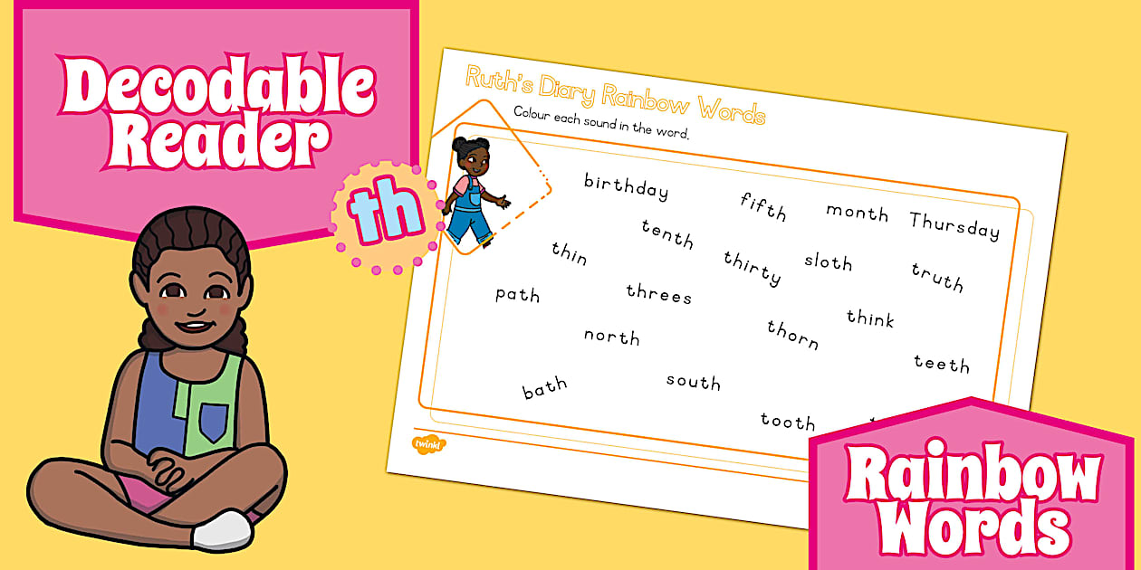 FP Phonics - th Decodable Readers - Rainbow Words