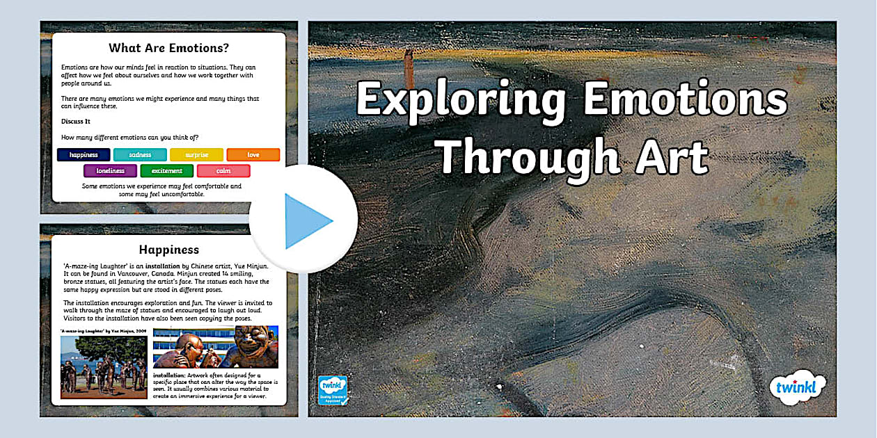 LKS2 Exploring Emotions Through Art PowerPoint - Twinkl