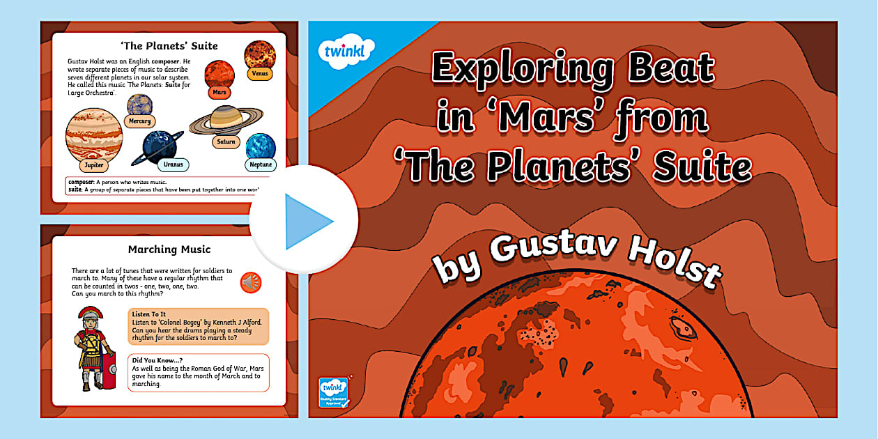 👉 KS1 Exploring Beat in Mars From The Planets by Holst PPT