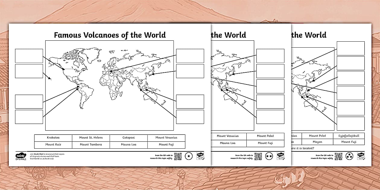 Volcano-Mapping Activity - HASS - Years 3-6 - Australia